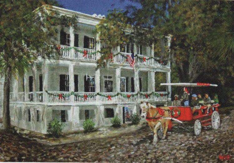 CC105 "Christmas Time Carriage Tour" Christmas Cards by Artist, Mac ...